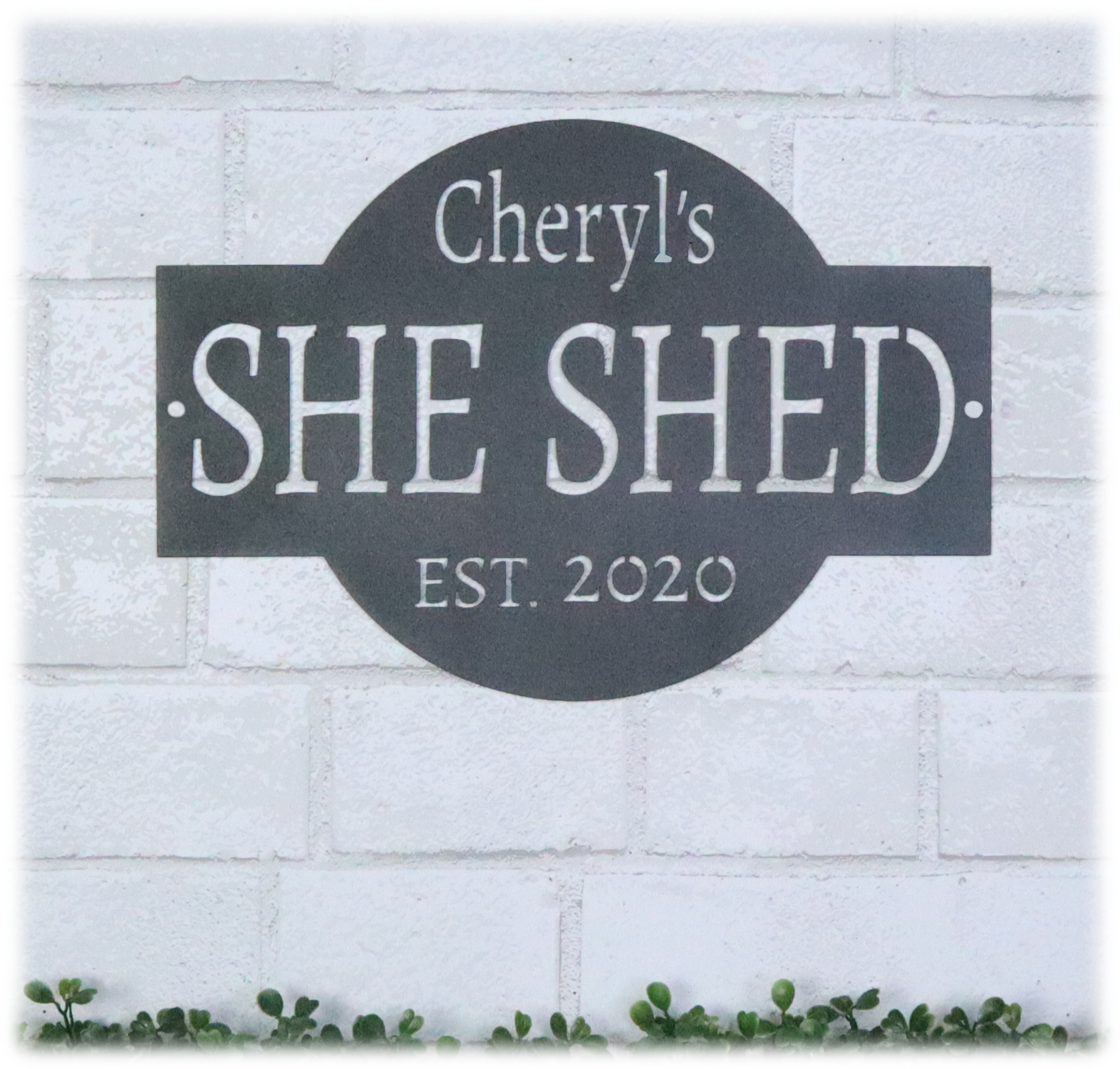 Metal Unlimited She Shed Personalized Metal Sign | Bass Pro Shops